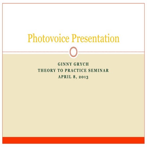 Photovoice presentation | PPTX