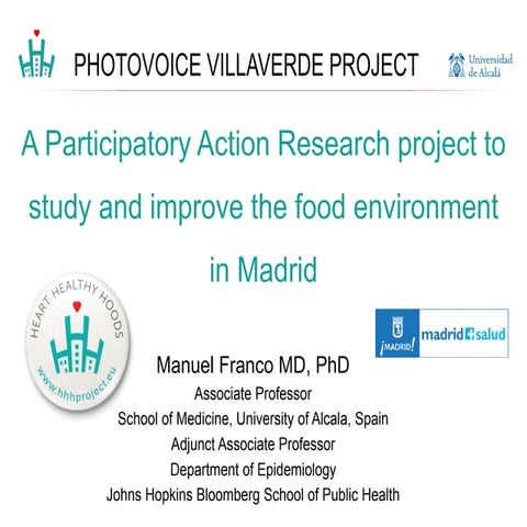 Photovoice Villaverde project: a Participatory Action Research project ...