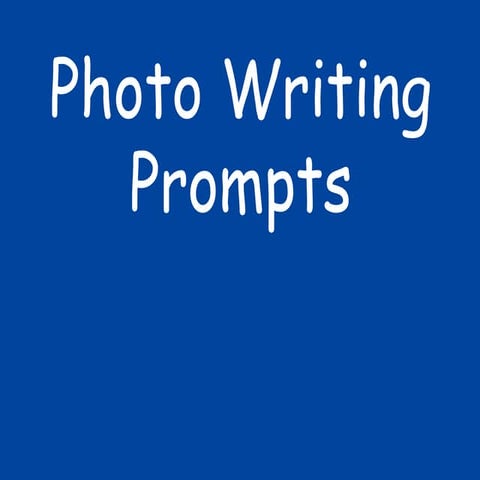 Photo writing prompts | PPTX