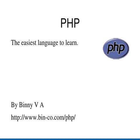 Php The Easiest Language To Learn Odp Programming Languages Computing 7670