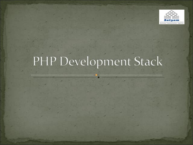 Php Development Stack Ppt Programming Languages Computing 4328