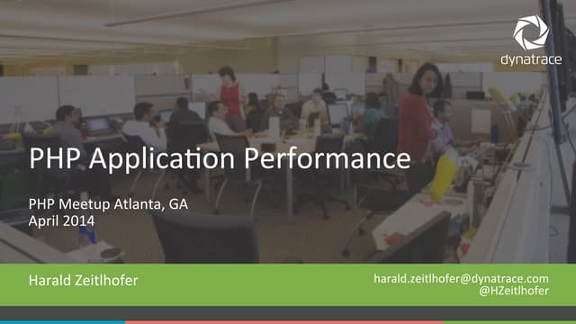 PHP Application Performance | PPT PHP Application Performance | PPT