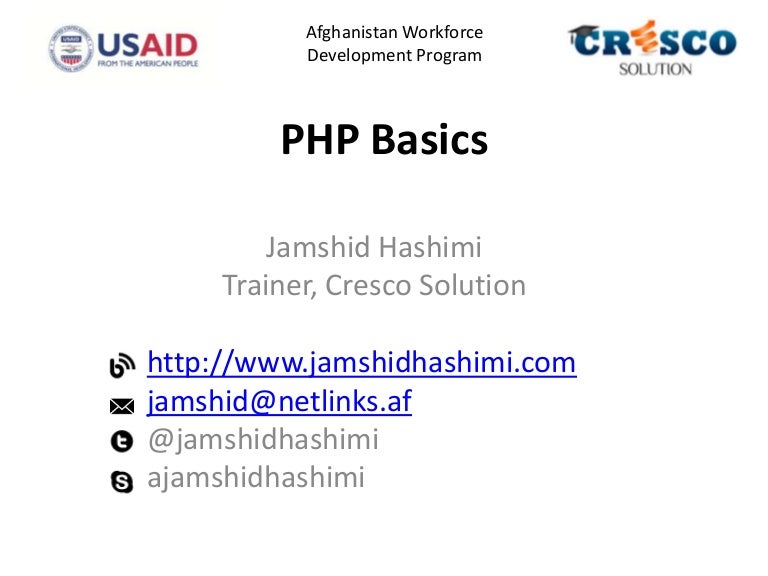 Php Basics
