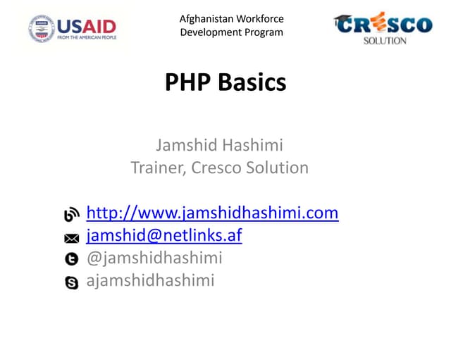 Php Basics Pptx
