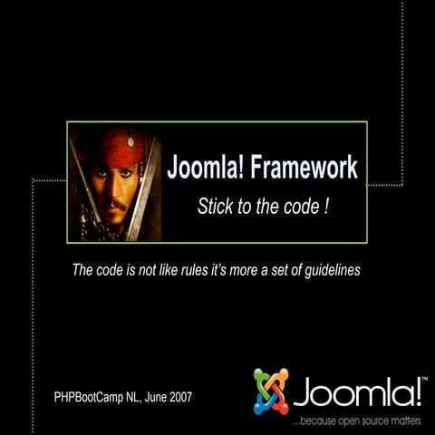 Phpbootcamp Joomla Framework Ppt