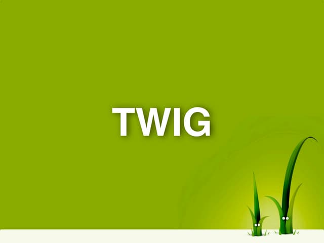 Phpconf Tw 2012 Twig Key