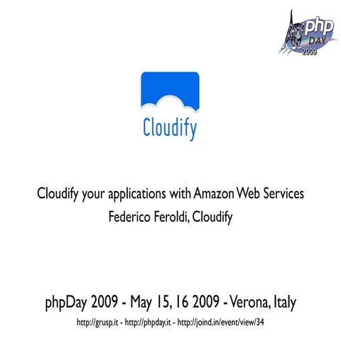 Cloudify your applications with Amazon Web Services | KEY