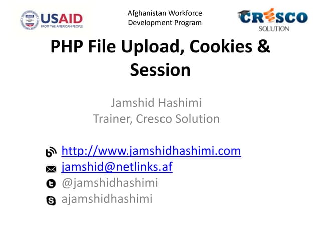 Php file upload, cookies & session | PPT Php file upload, cookies & session | PPT