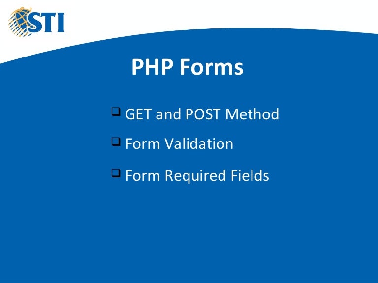 Php Forms