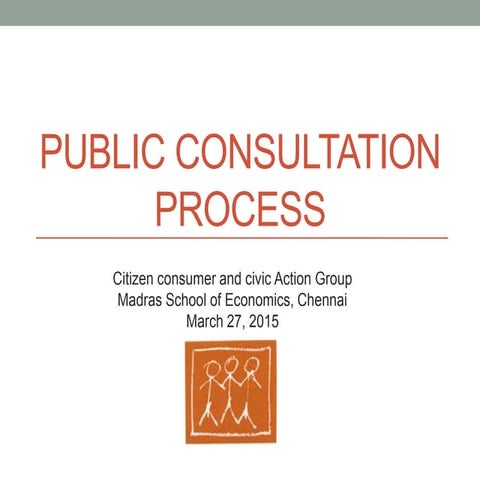Public consultation process | PPTX