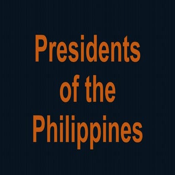 Presidents of the third republic | PPT