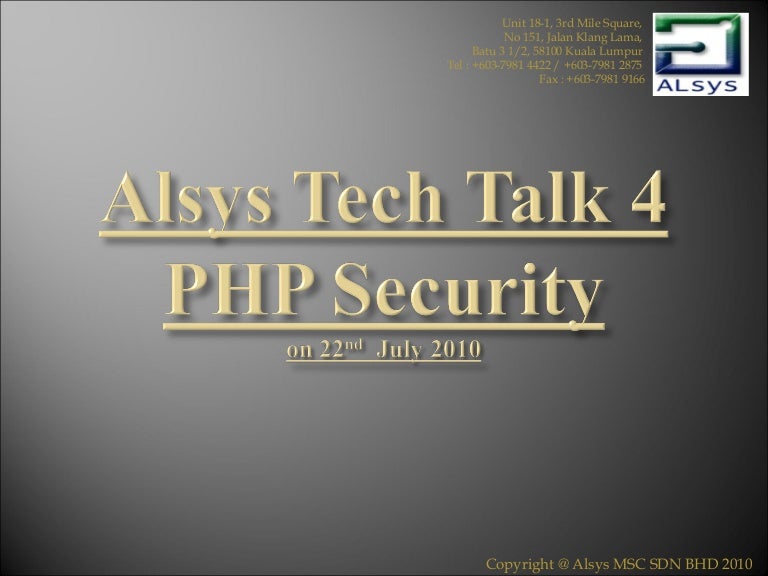Php Security 