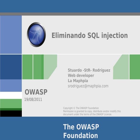 Eliminando SQL injection | PDF | Databases | Computer Software and Applications