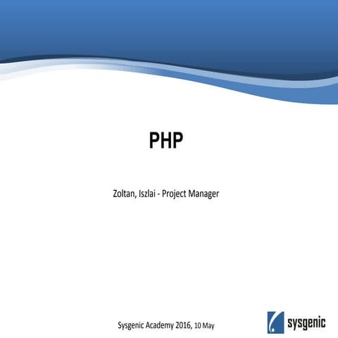 Php Internship Course | PPTX
