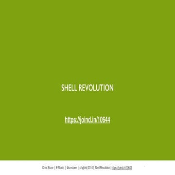 Shell Revolution | PPT