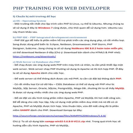 Hướng dẫn lập trình web với PHP | PDF