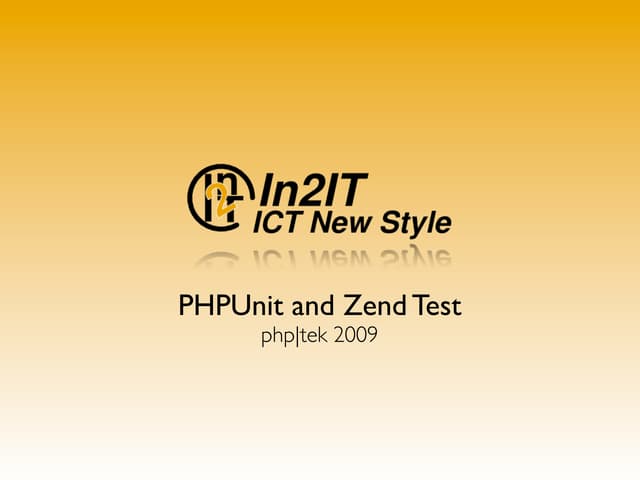 PHPUnit testing to Zend_Test | KEY | Web Development | Internet PHPUnit testing to Zend_Test | KEY | Web Development | Internet