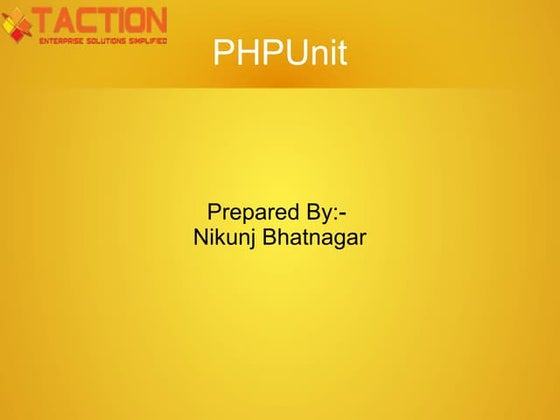 How To Test Models Using Php Unit Testing Framework Ppt 4606