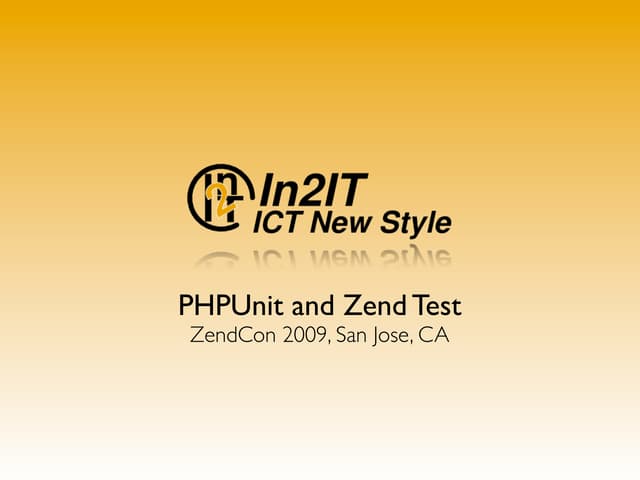 Php Unit With Zend Framework Zendcon09 Ppt 5967