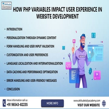 How PHP Variables Impact User Experience in Website Development | PPT