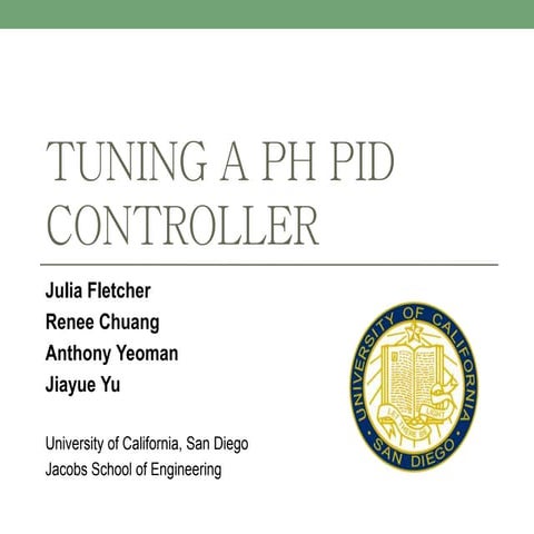 Tuning a pH PID Controller | PPTX