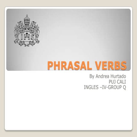 Phrasal verbs | PPT
