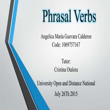 PHRASAL VERBS | PPT