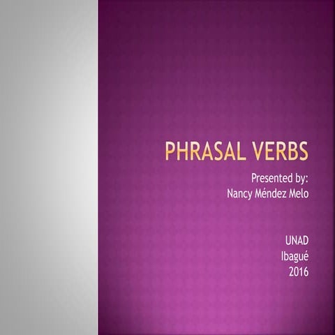 Phrasal verbs | PPT | Free Download
