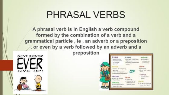 PHRASAL VERBS | PPT