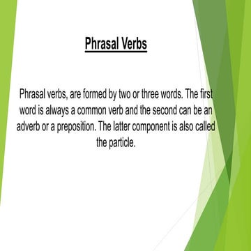 Phrasal verbs | PPT