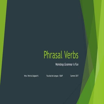 Phrasal verbs powerpoint | PPT