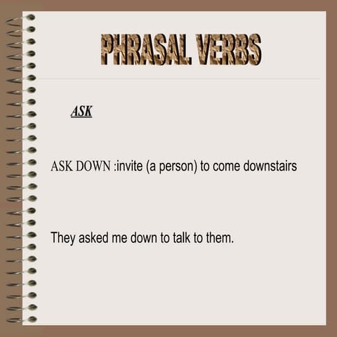 Phrasal verbs | PPT