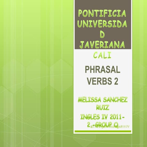 Phrasal verbs 2 | PPTX | Internet | Computing