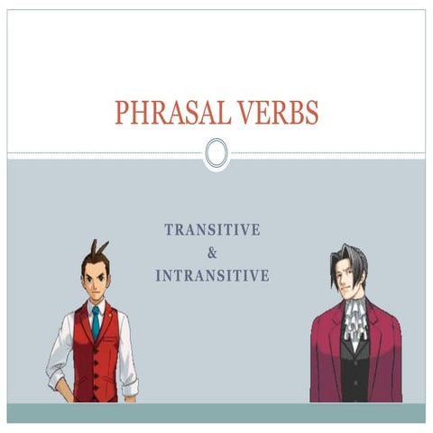 Phrasal verbs | PPT