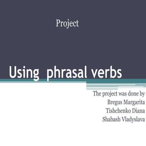 Phrasal verbs | PPTX