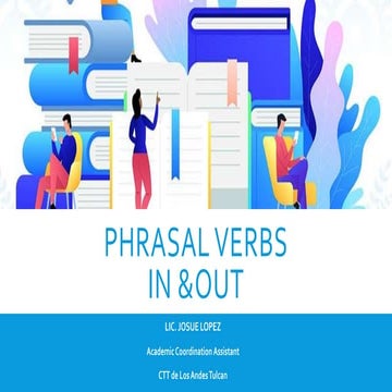 Phrasal verbs in out | PPTX