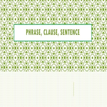 Phrase, Clause, SEntence.pdf