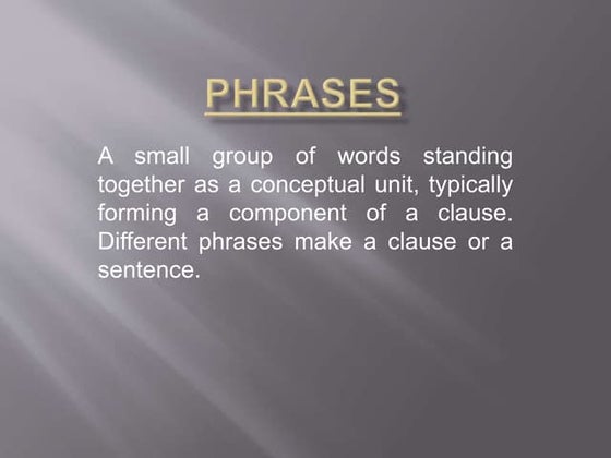 Parts of speech table | PDF
