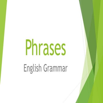Phrases | PPT