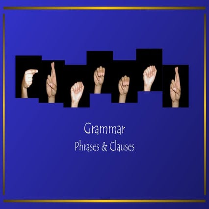 Phrases and Fragments | PPTX