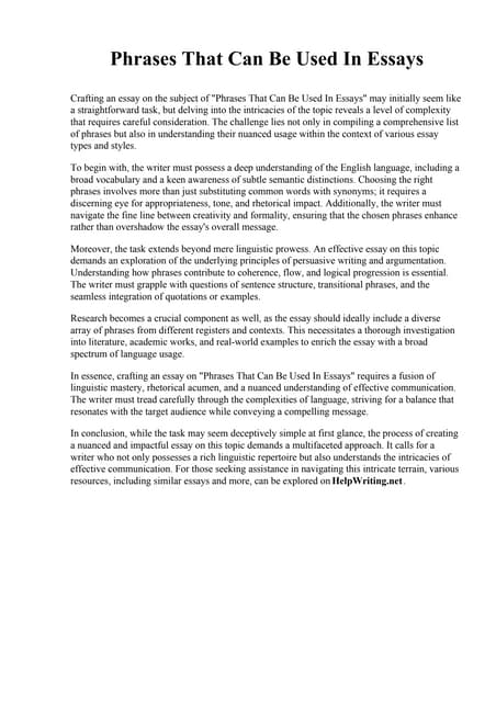 400 Word Essay Sample | PDF