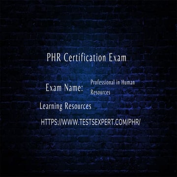 Phr Certification Exam Dumps Pdf Pdf