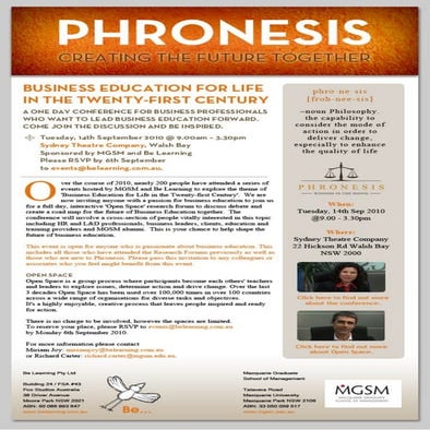 Phronesis Invite - Sept 14 | PDF