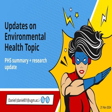 Updates on Environmentalh health research.pptx