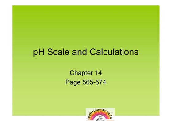 Calculations Of Ph | PPT