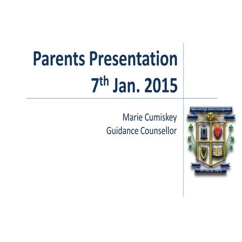 PHS Parents Presentation - Jan. 2015 | PPT