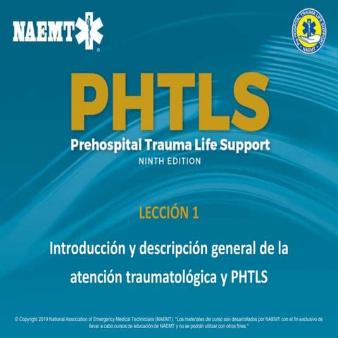 PHTLS9 atención pre hospitalaria novena | PPTX