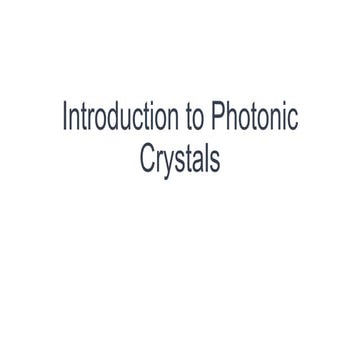 Phtonic crystals.pptx