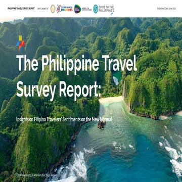 PHilippines Travel Survey Report 2020 | PDF