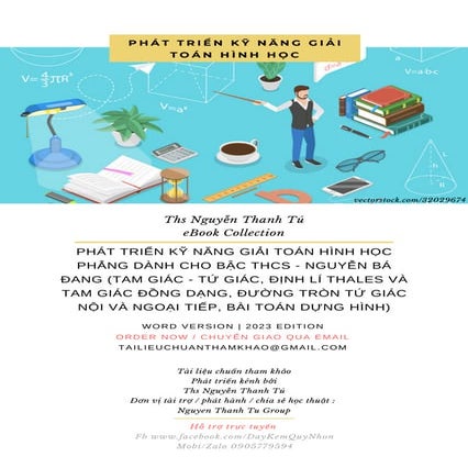 PHÁT TRIỂN KỸ NĂNG GIẢI TOÁN HÌNH HỌC PHẲNG DÀNH CHO BẬC THCS - NGUYỄN ...